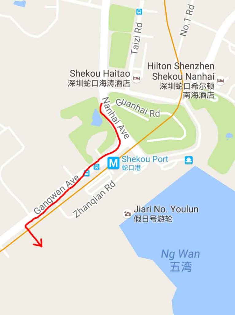 Getting to the New Shekou Ferry Terminal (a.k.a. Shekou Cruise Center ...
